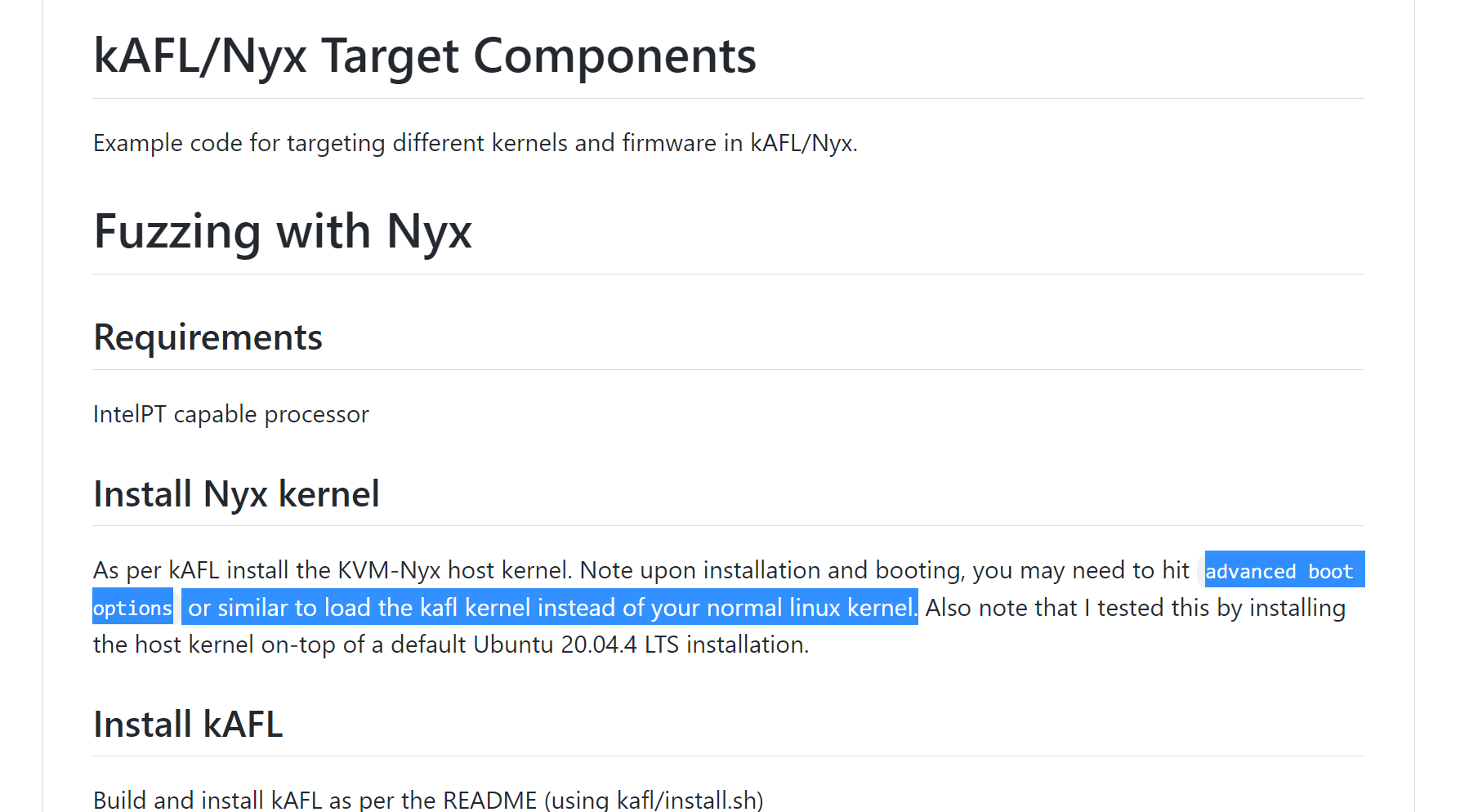 kafl使用 - 皮三宝のBlog