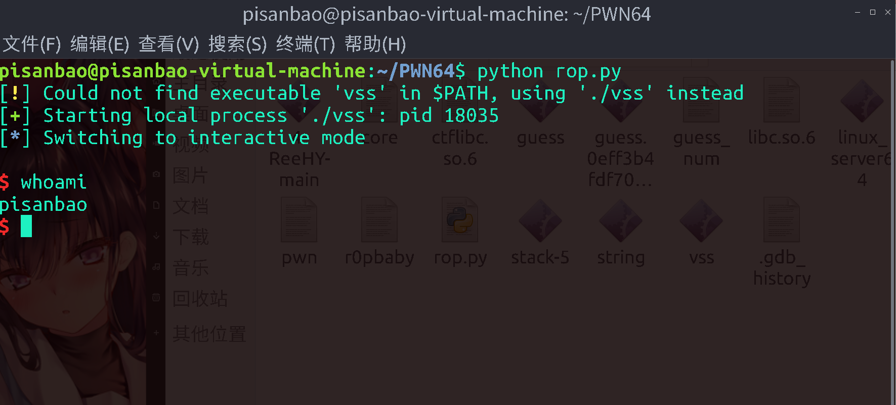 PWN养成计划 - 皮三宝のBlog